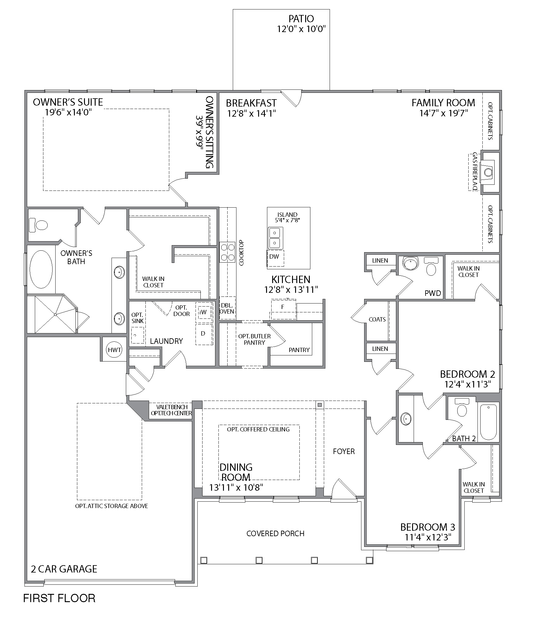 Cambridge Model Home Floor Plan